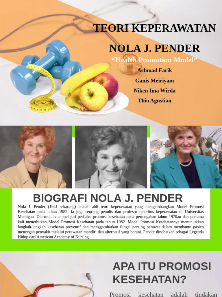 TEORI KEP NOLA J. PENDER | PDF