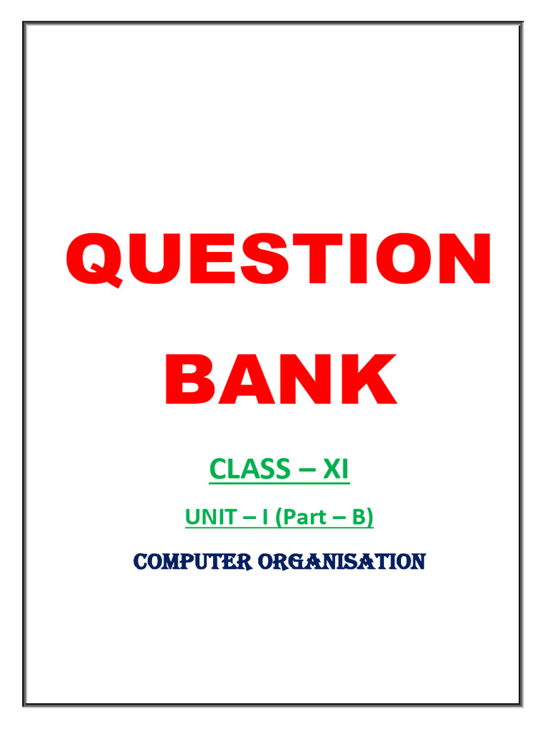 Computer Organisation | PDF | Computer Data Storage | Random Access Memory
