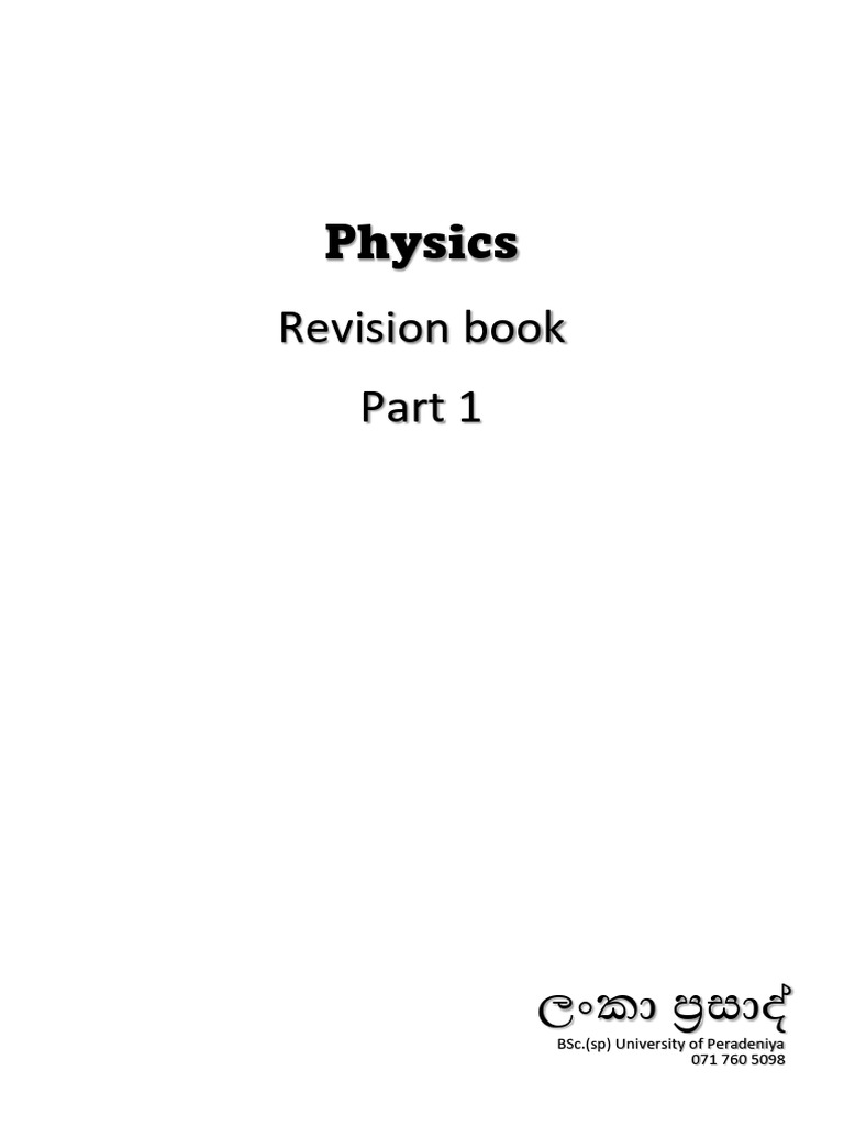 Physics Second term Book 1 | PDF | Force | Friction