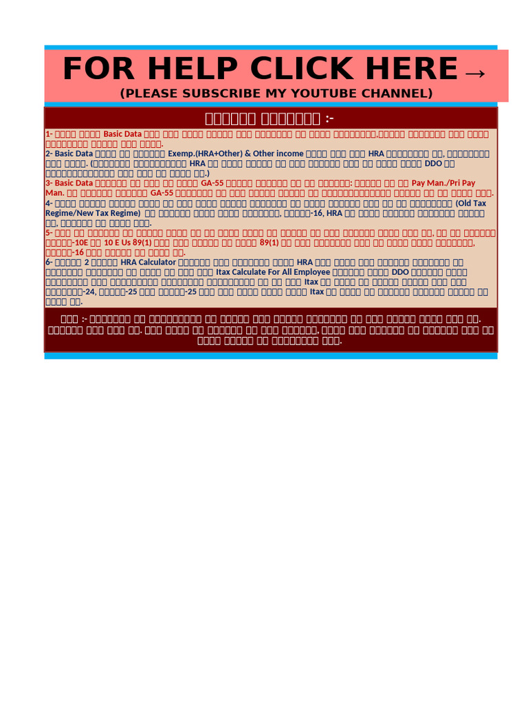 Complete Formats Itax PRGRM For F.Y.2024 25 by Ummed Tarad | PDF