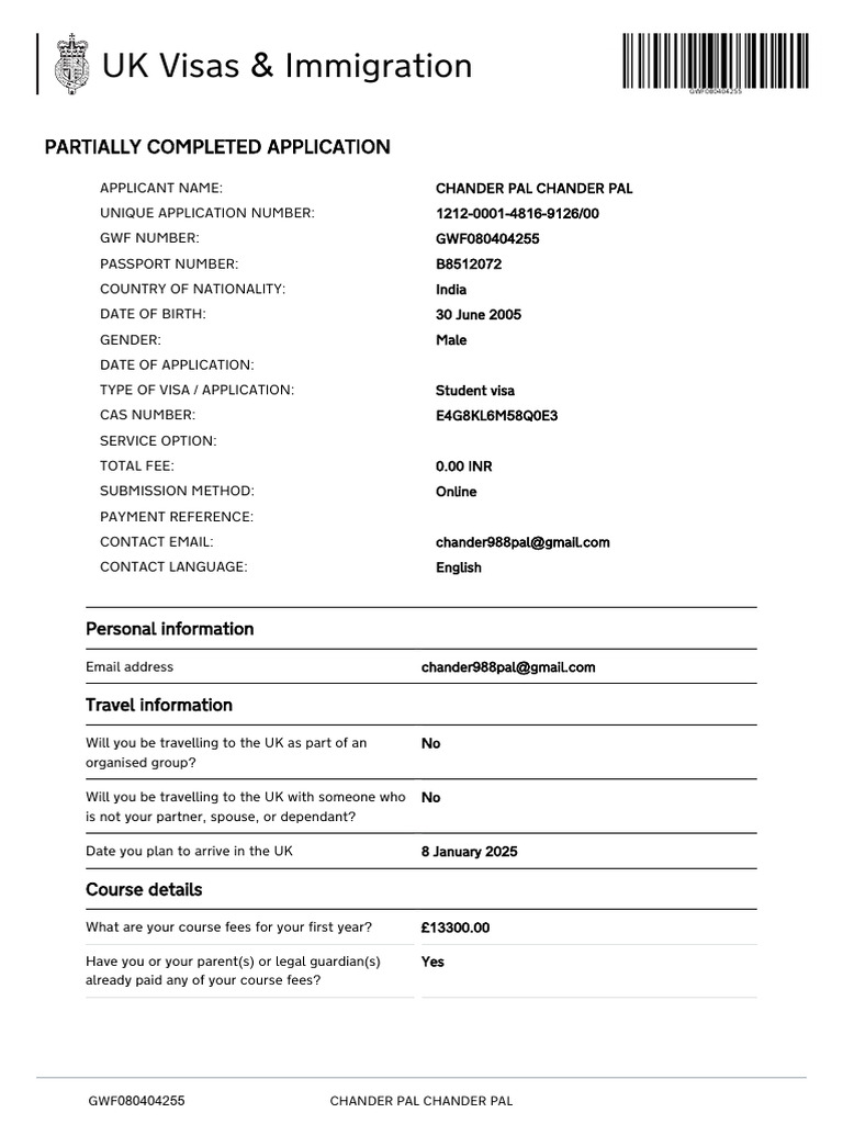 UK Student Visa Application Details | PDF | European Economic Area ...