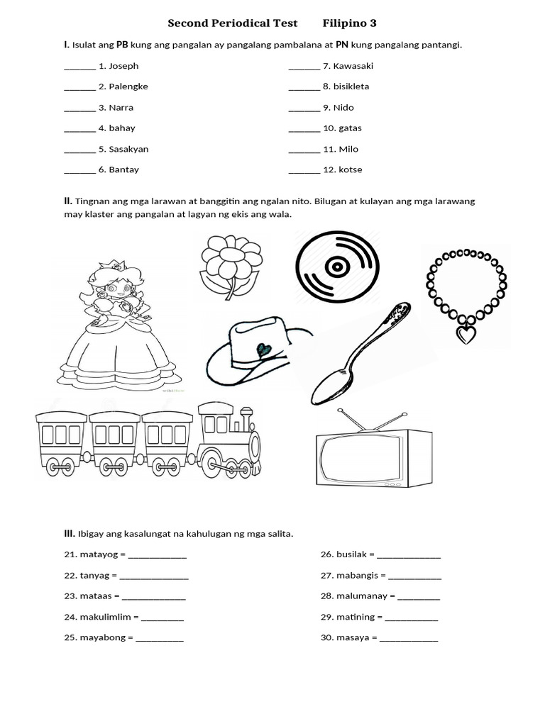 PT_FILIPINO 3_Q2 | PDF