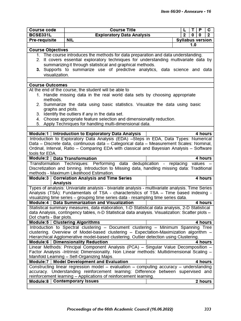 BCSE331L_EXPLORATORY-DATA-ANALYSIS_TH_1.0_71_BCSE331L_66 ACP | PDF | Cluster Analysis | Time Series