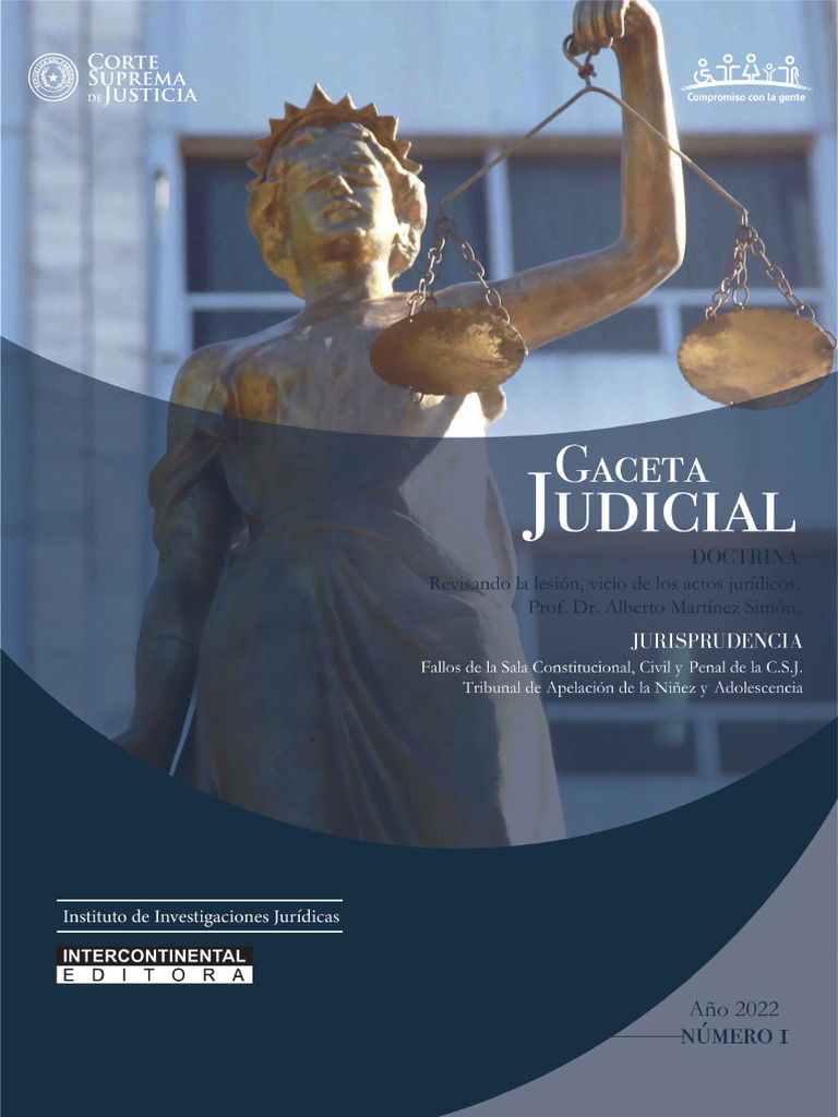 Gaceta_Judicial_1_2022 | PDF | Sentencia (ley) | Justicia