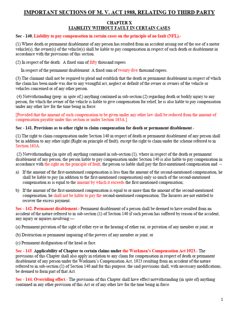 Study Material Motor TP English | PDF | Cost Of Living | Insurance