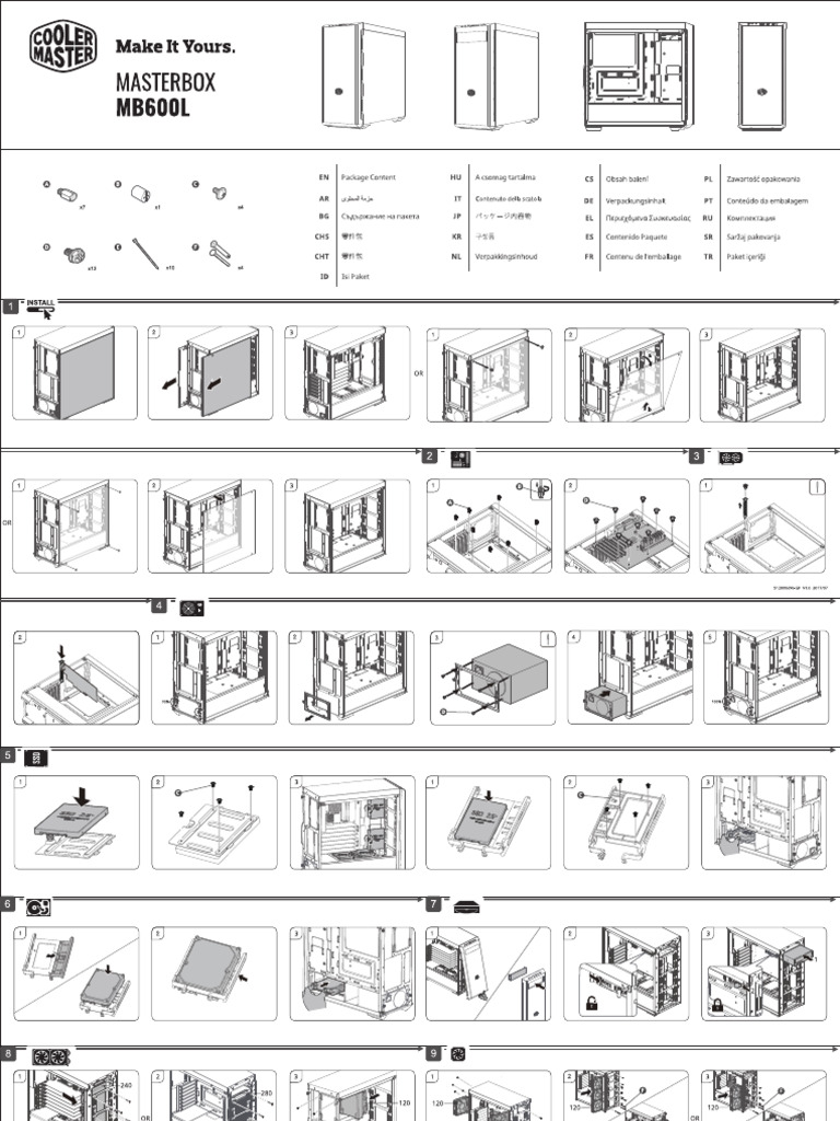Manual - MasterBox MB600L | PDF