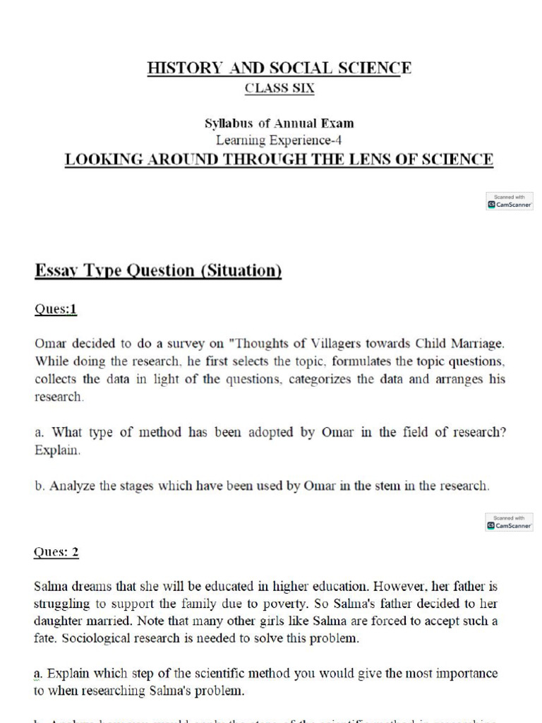 HSS (Johora Miss) | PDF