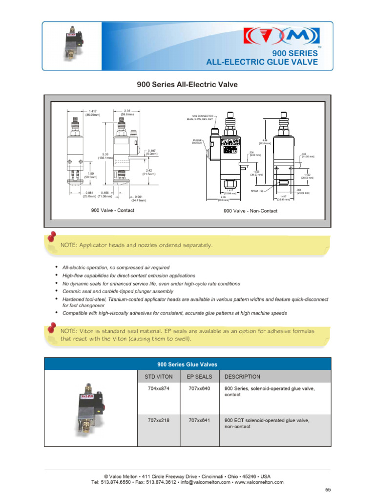 valve 900 | PDF | Adhesive | Valve