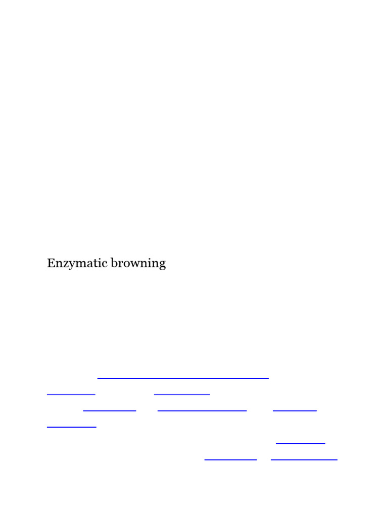 Why Do Apples Turn Brown | PDF | Chemistry