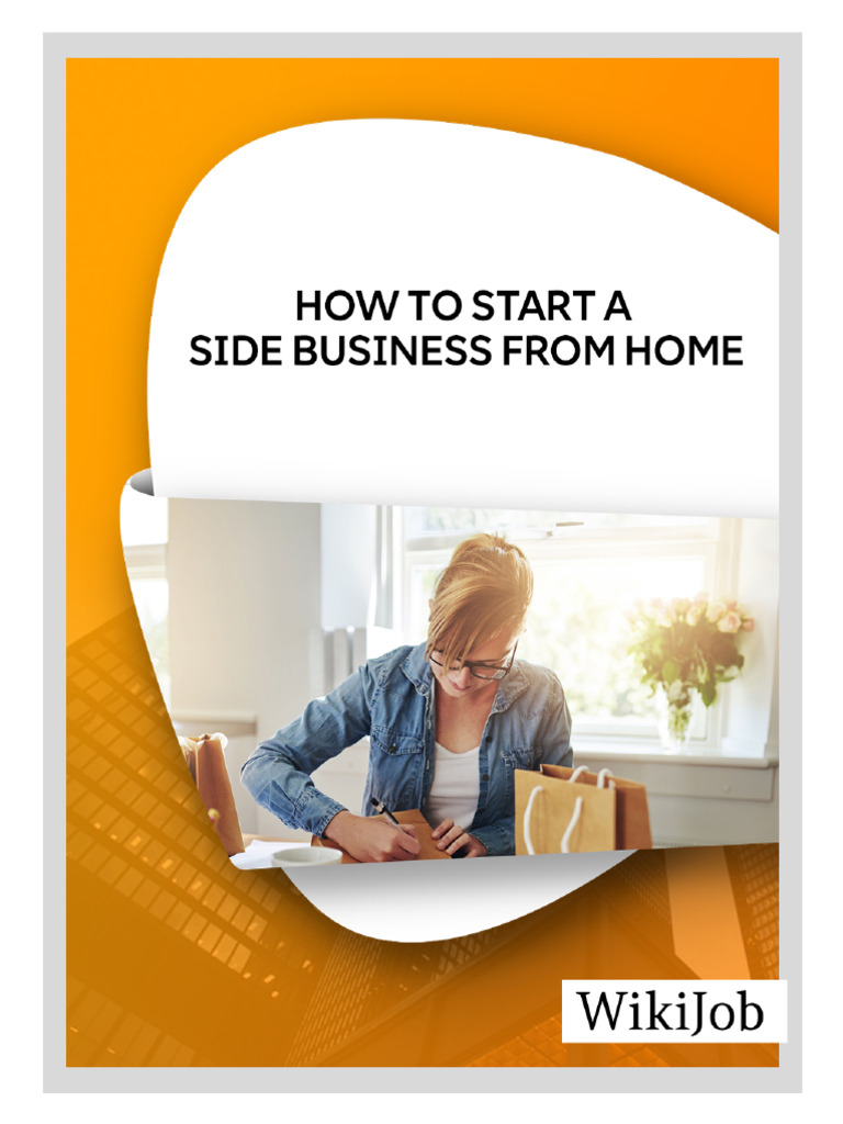 How To Start A Side Business From Home | PDF | Taxes | Insurance