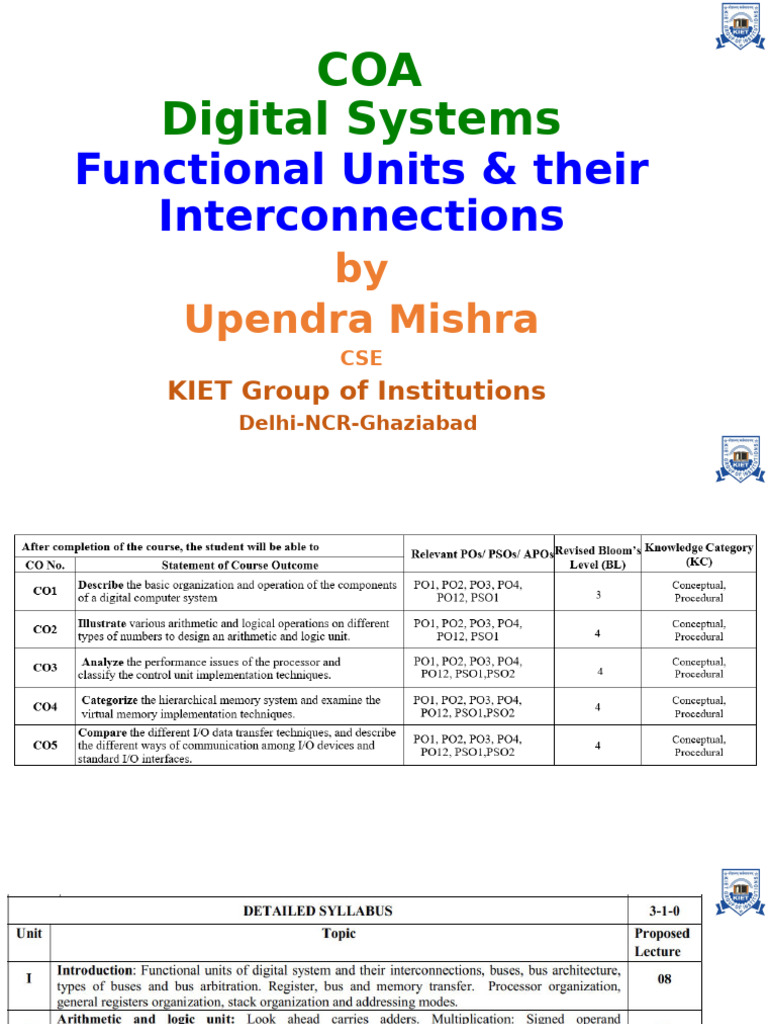 Computer Architecture & Organization | PDF | Input/Output | Central Processing Unit