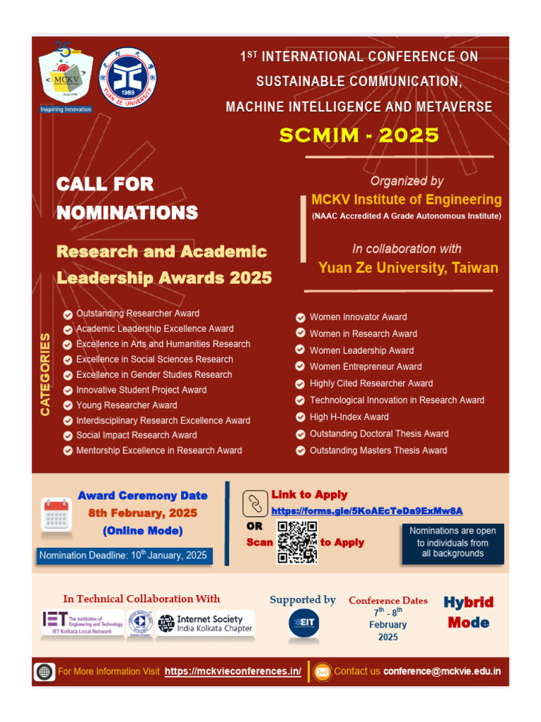 Call For Award Nominations | PDF | Observation | Liberal Arts Education