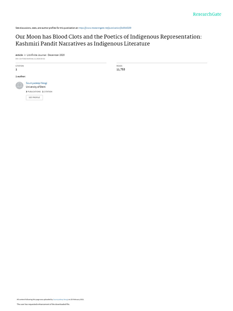 Publication Litinfinite | PDF | Indigenous Peoples