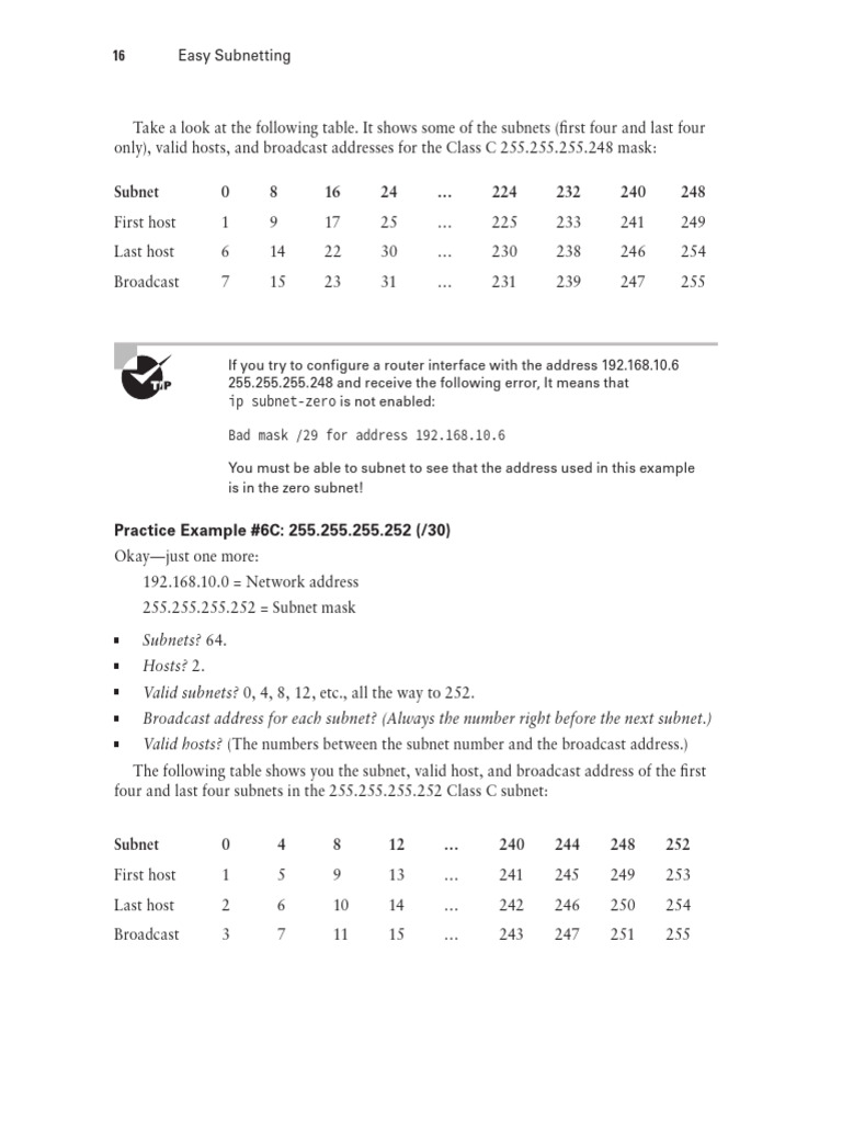 Todd Lammle - Subnetting-Sybex (2017) - 14 | PDF | Routing | Internet ...