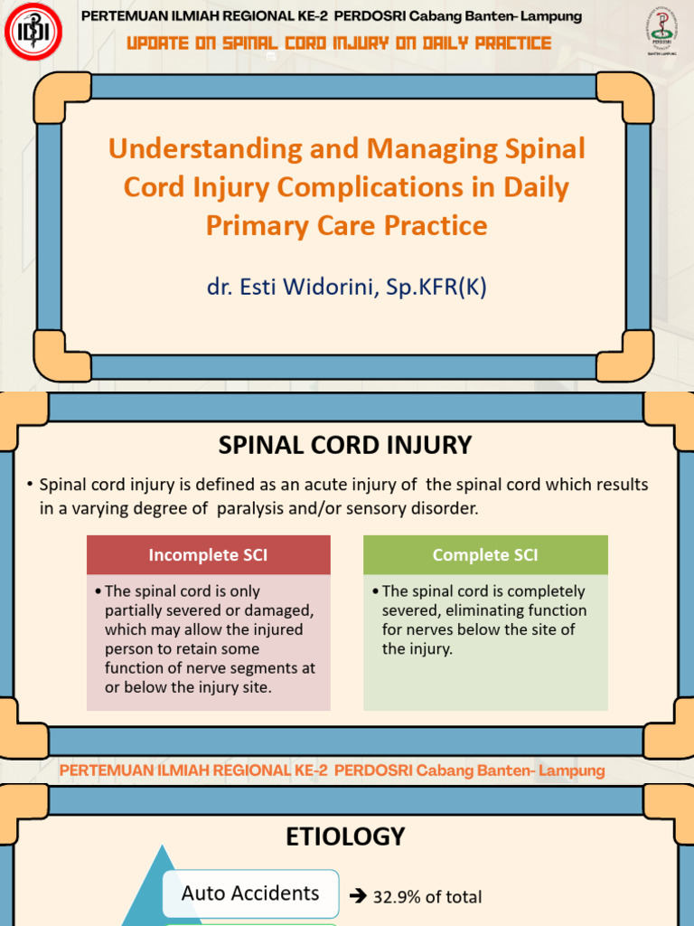 Understanding and Managing Spinal Cord Injury Complications in Daily ...