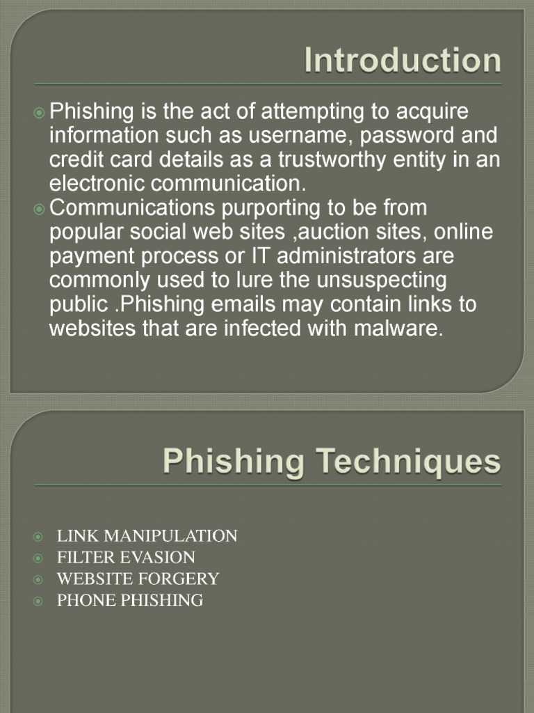 Phishing | PDF