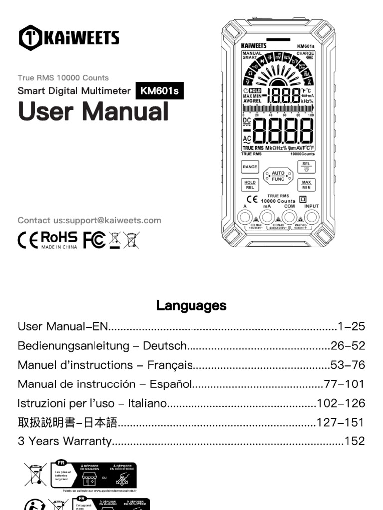 KM601S-user Manual de Servicio | PDF
