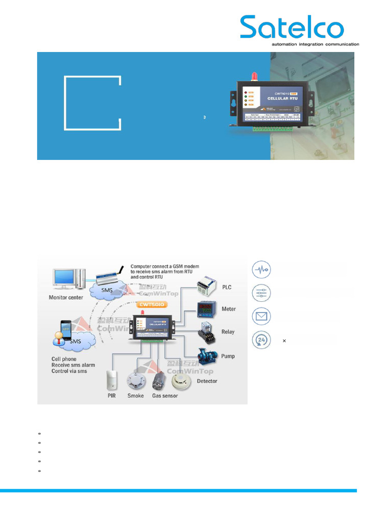 CWT5010 datasheet V2.0 | PDF | Data Acquisition | Programmable Logic Controller