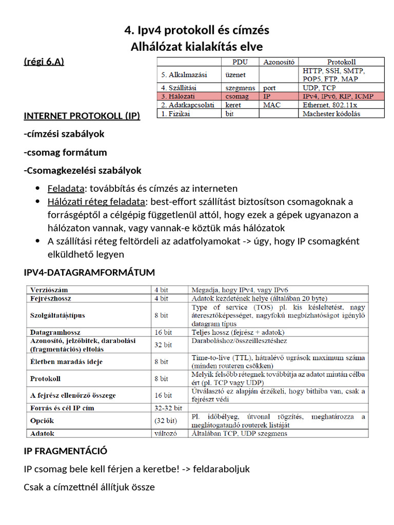 4. IPv4 | PDF