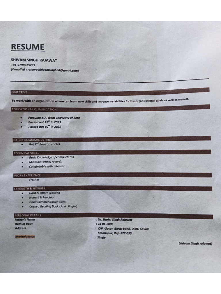 Resume Dox. Sibbu | PDF