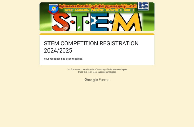 Stem Competition Registration 20242025 | PDF