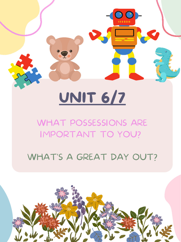 UNITS 6-7 Vocabulary Contents Worksheet | PDF