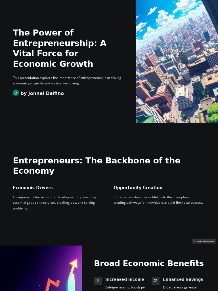 The-Power-of-Entrepreneurship-A-Vital-Force-for-Economic-Growth - PPTX ...