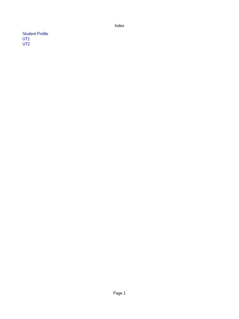 Student Performance Summary | PDF