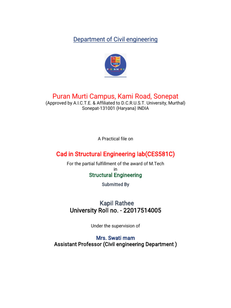 Cover Page mtech(1) | PDF