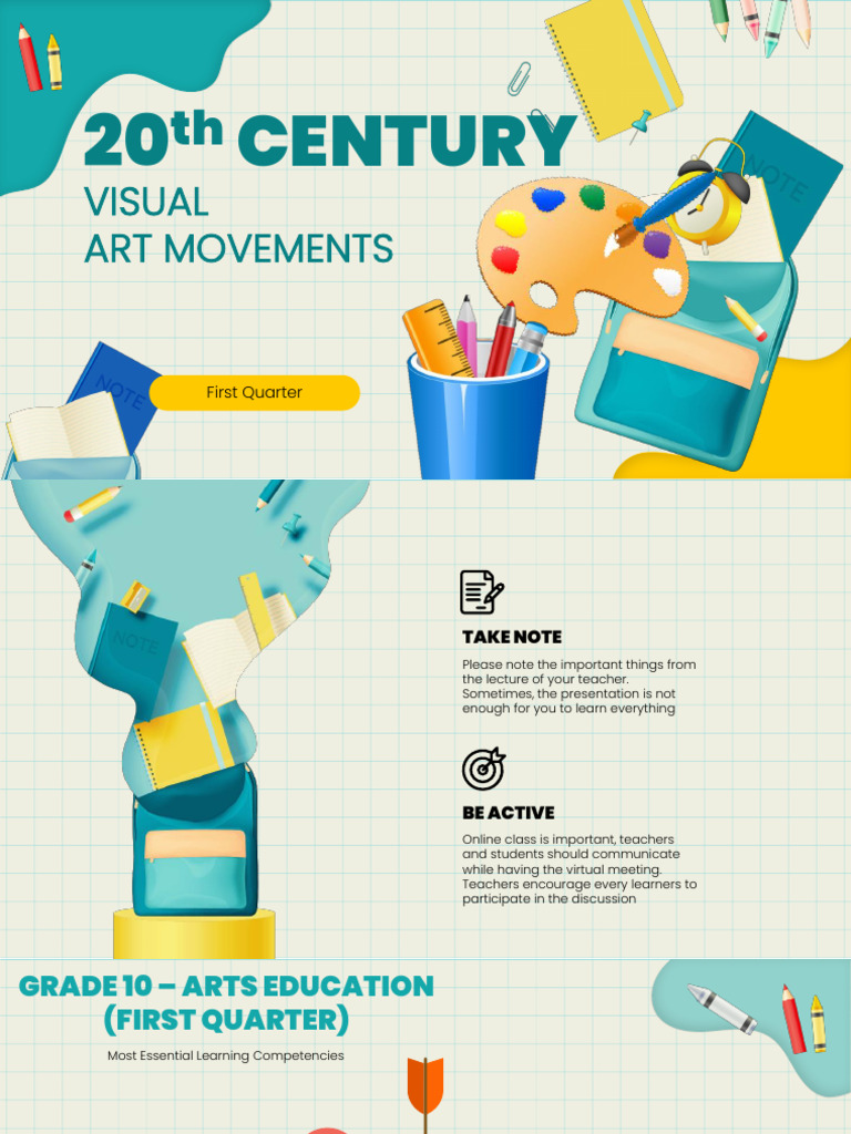 TWENTIETH-CENTURY-ART-MOVEMENTS | PDF | Impressionism | Claude Monet