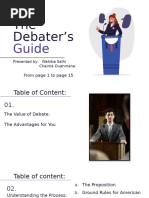 Debating Vocabulary | PDF