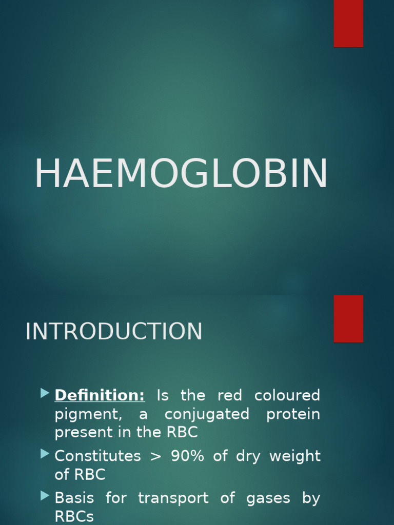 Haemglobin | PDF | Hemoglobin | Anemia