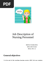 Matron Job Duties & Responsibilities | PDF | Nursing | Hospital
