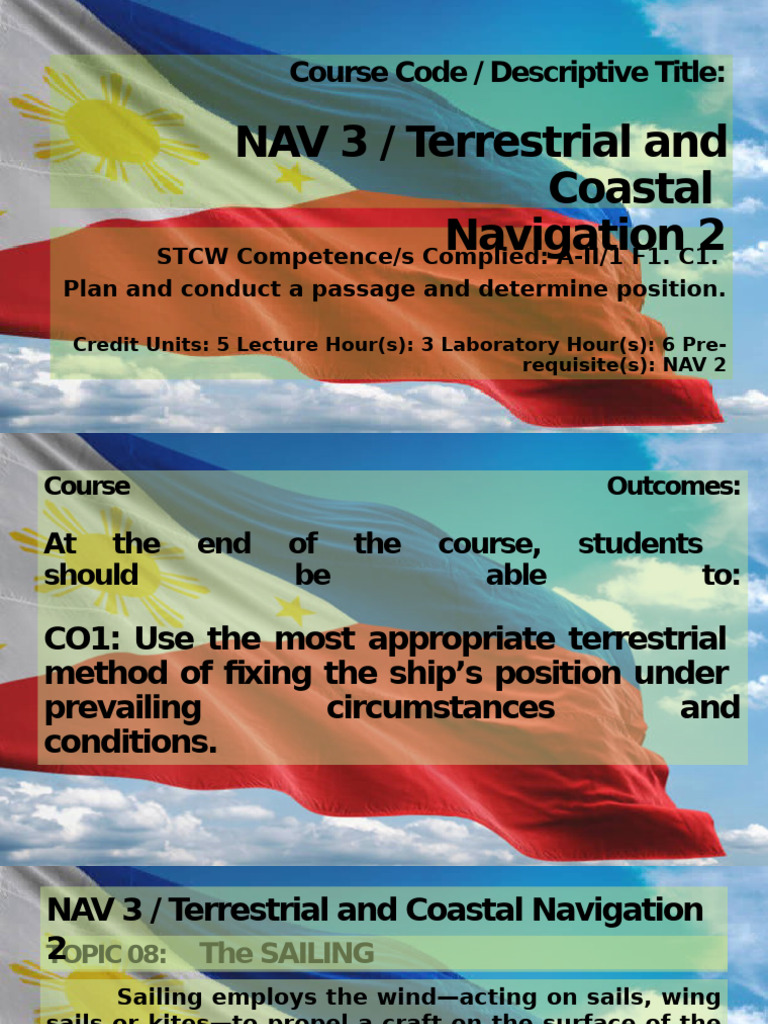 NAV 3 Terrestrial and Coastal Nav 2 (Final) | PDF | Navigation | Latitude