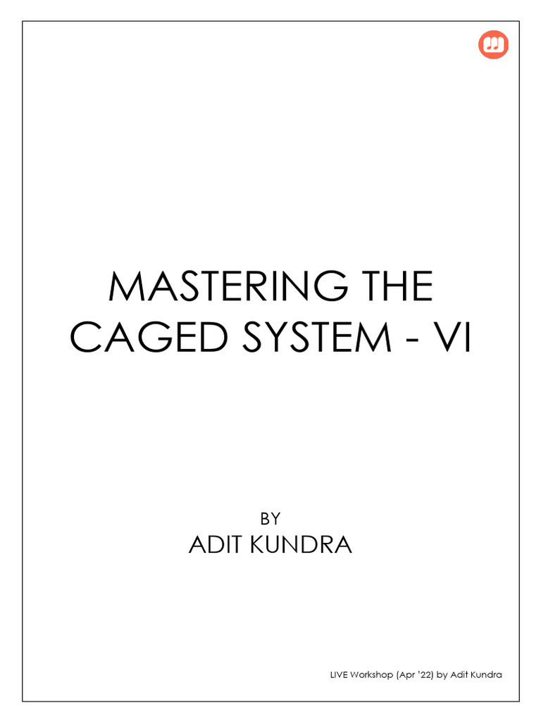 Mastering the CAGED System: Workshop | PDF