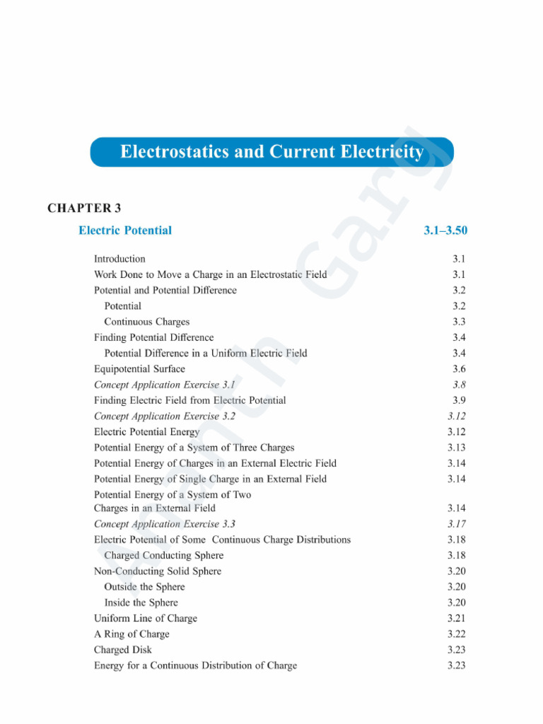 Electric Potential Chapter | PDF