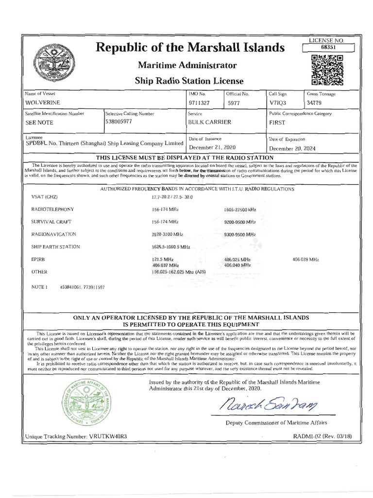 7. RADIO STATION LICENSE | PDF