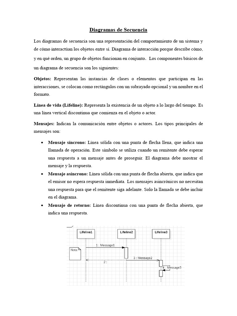 Diagramas de Secuencia | PDF | Tecnologías de la información | Software