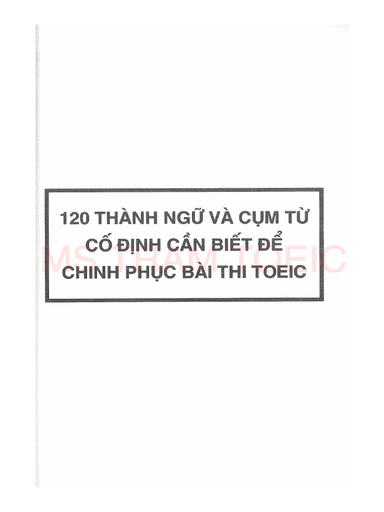120 CỤM TOEIC-wtm | PDF