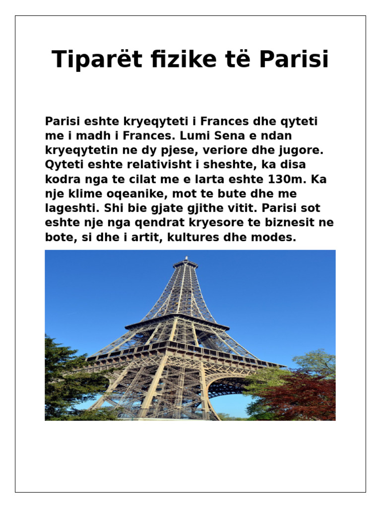 Tiparët Fizike Të Parisi | PDF