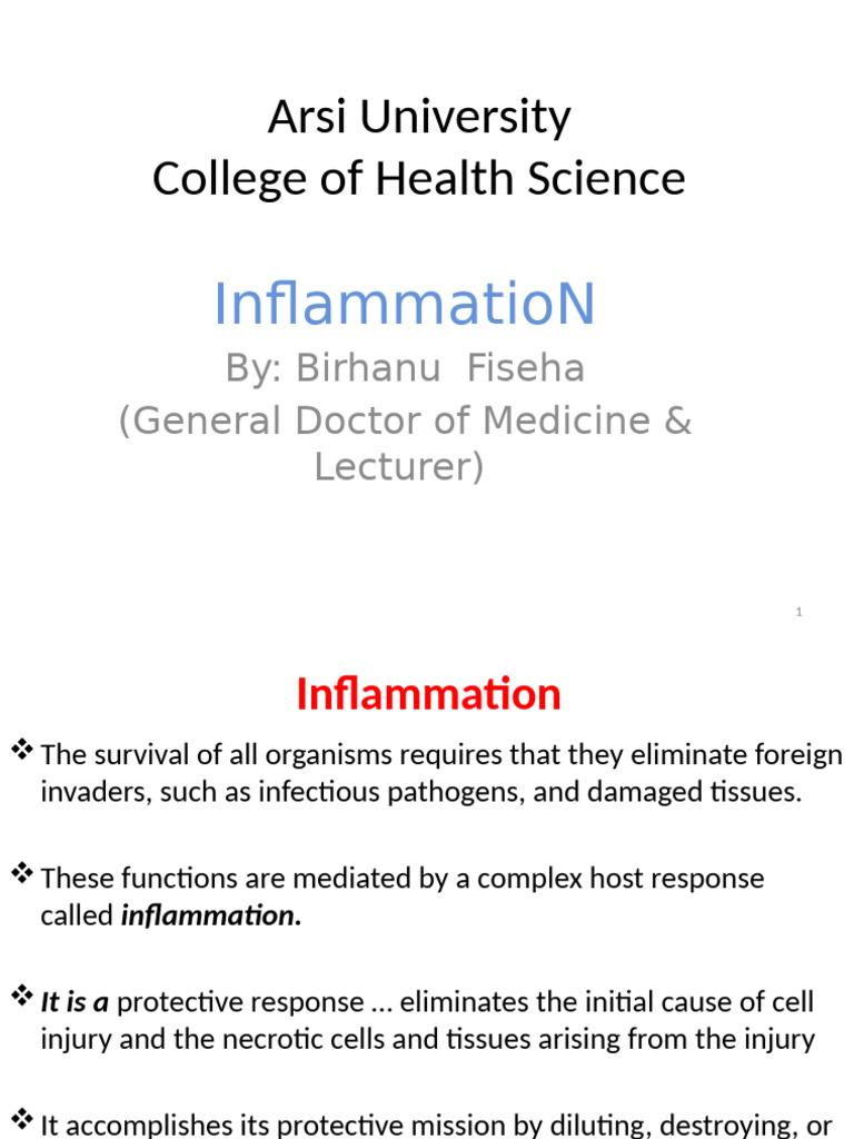 5.Inflammation | PDF | Inflammation | Fever