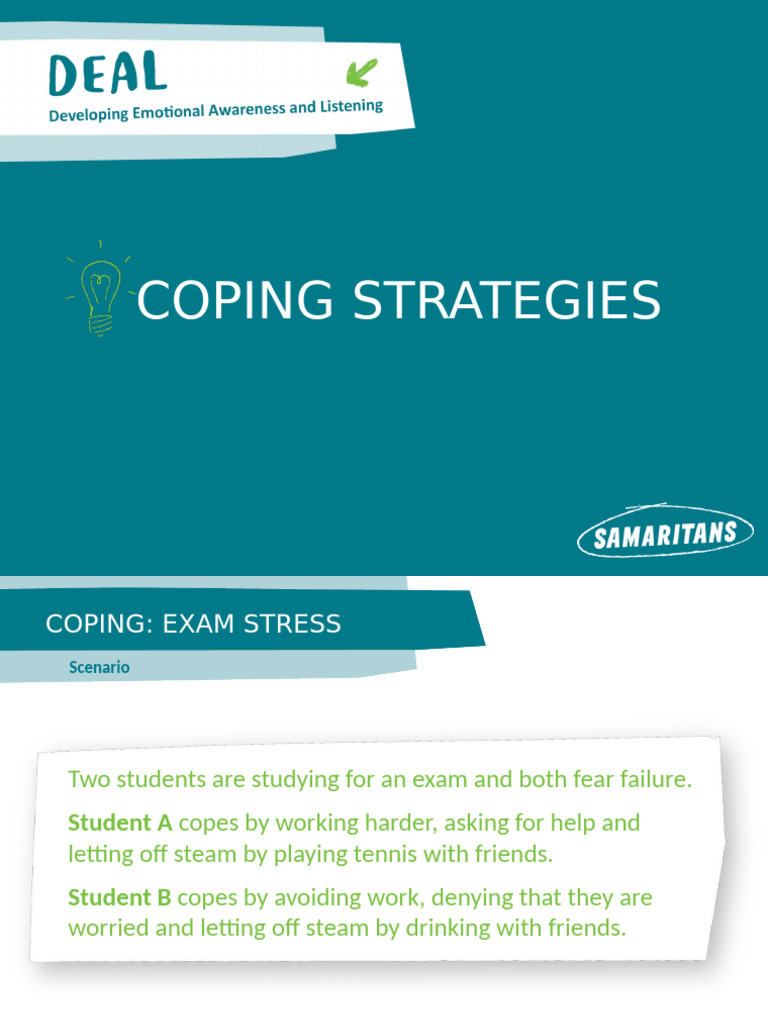 Coping Strategies Exam Stress | PDF