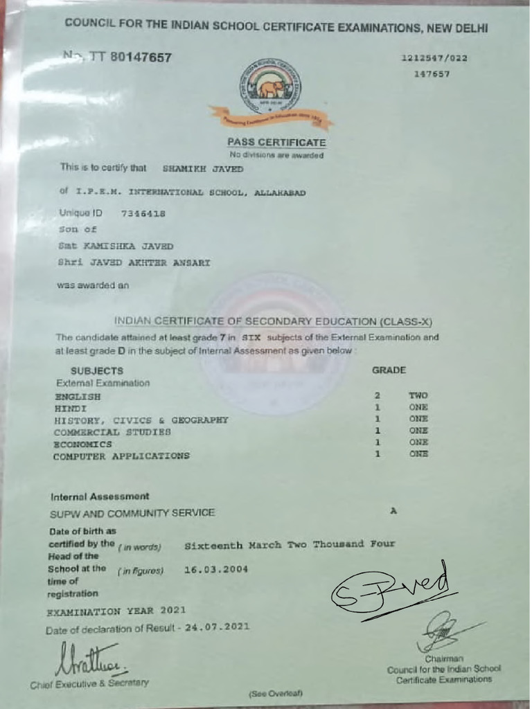 Shamikh 12th - Compressed | PDF