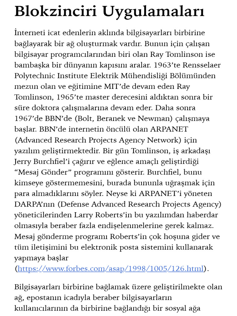 Blokzinciri Uygulamaları - YARIMADA | PDF