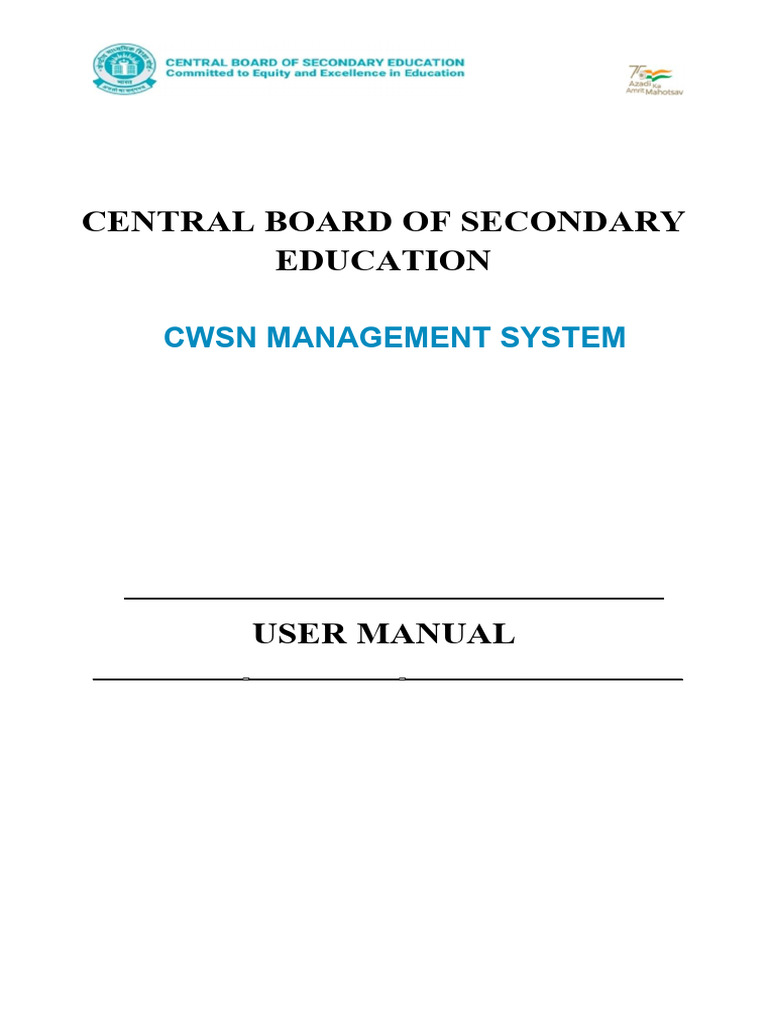 CWSN Management System User Manual | PDF | Software | Computing