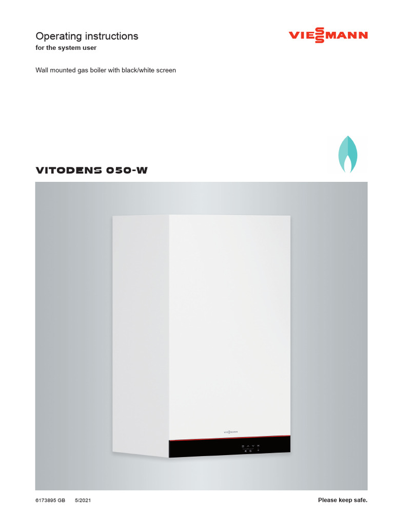Viessmann Vitodens 050 W Combi Boiler User Manual | PDF | Fires ...