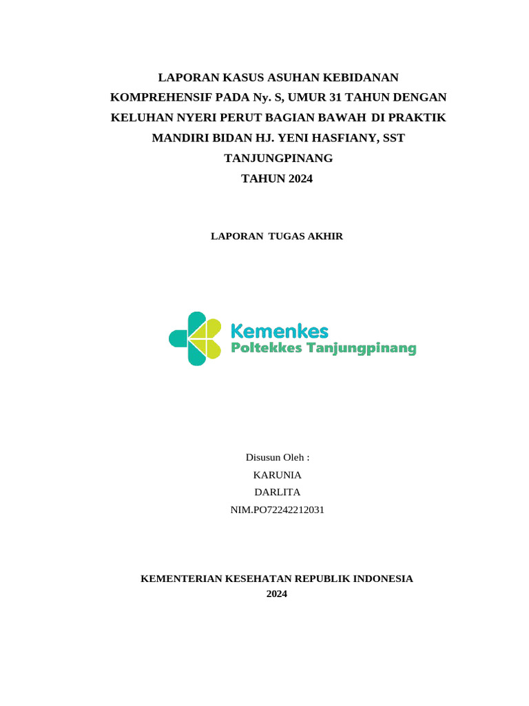 Lta Karunia Darlita-1 | PDF