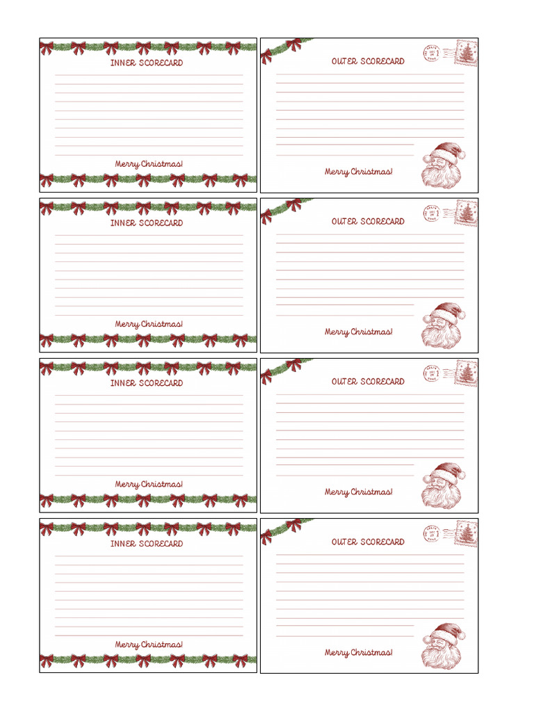 (TKCĐ) Inner - Outer Scorecard | PDF