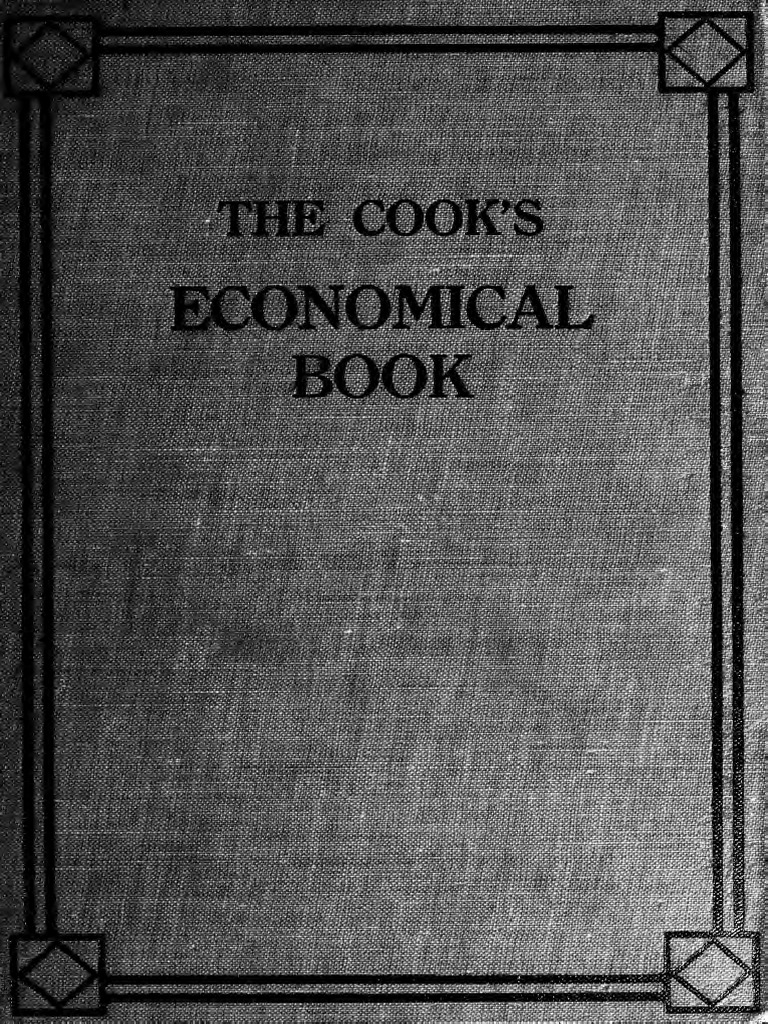 The Cooks Economical Book-1918 | PDF