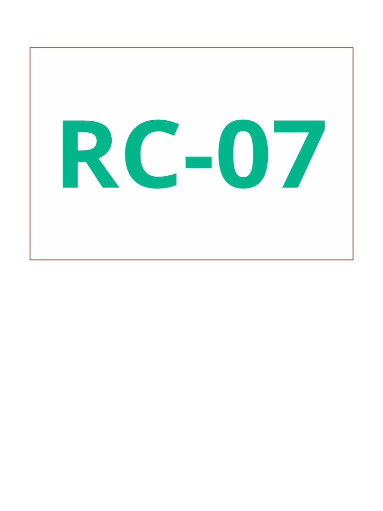 RC 07 | PDF